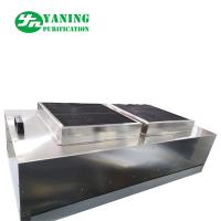 China Stainless Steel Cleanroom Ffu , Ceiling Mounted Hepa Filter Unit With Double Fan for sale