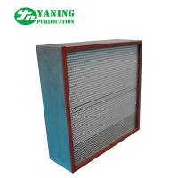 China 304 Stainless Steel HEPA Air Filter High Temp 250°C for Oven Furnace for sale