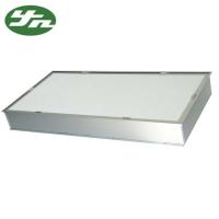 China Disposable Terminal HEPA Filters with Insulation Cotton Hood - H13/H14 Efficiency 99.97-99.999% at 0.3μm, 70℃ Max Temperature for sale