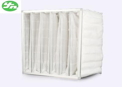 China F9 Medium Efficiency Pocket Air Filter 595x595x295mm with 85-99% Efficiency at 0.5μm for Industrial Purification for sale