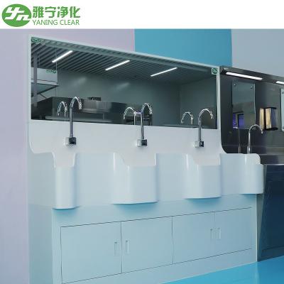 China SUS304 Stainless Steel Surgical Scrub Sink 800mm Width Hands-Free Sensor Faucet for Hospital for sale