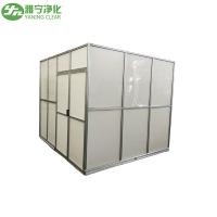 China Modular Clean Room Booth ISO 5 Class 100 Hard Wall FFU Air Purification Equipment 0.45m/s for sale