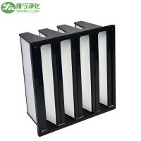 China V Bank H10 HVAC HEPA Filter 610×610×295mm with High Efficiency 99% at 0.5μm and 4900 m³/h Air Volume for sale