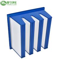 China V Bank H10 HVAC HEPA Filter 610×610×295mm with High Efficiency 99% at 0.5μm and 4900 m³/h Air Volume for sale