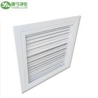 China Aluminum Alloy Air Filter Grille Air Duct Diffuser With Nylon Mesh Primary Filter for sale