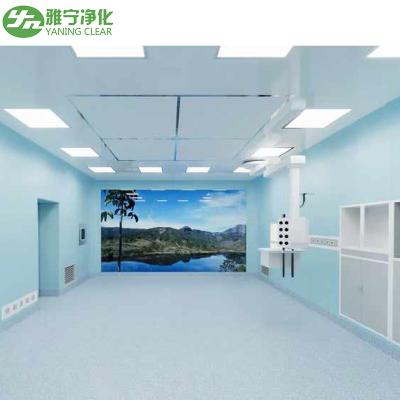 China Yaning Quick-Install Modular Cleanroom Wall Panels for Hospital Surgical Room 1.2mm Steel for sale