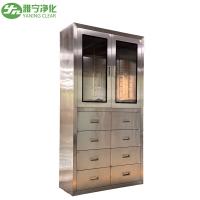 China SUS304 Stainless Steel Medical Instrument Cabinet 1300x900x350mm Swing Door Hospital Cabinet for sale