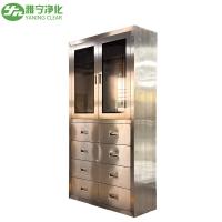 China SUS304 Stainless Steel Medical Instrument Cabinet 1300x900x350mm Swing Door Hospital Cabinet for sale