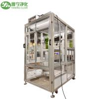 China Stainless Steel 304 Class 100000 FFU Clean Room Booth with Air Shower 1500x2000mm for sale
