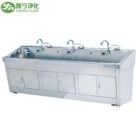 China 304 Stainless Steel Hand Washing Surgical Scrub Sink 800mm with Sensor Faucet for Hospital for sale