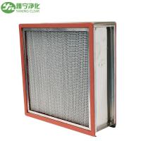 China High Temperature HEPA Filter 99.99% Efficiency 0.3μm H13-H14 Glassfiber with 250°C Resistance for sale