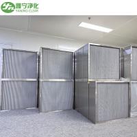 China High Temperature HEPA Air Filter 15.6㎡ Area 250°C Resistance for Food Factory Clean Rooms for sale