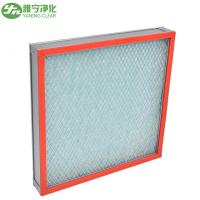 China High Temperature Resistant Panel Pre-Filter with Aluminum Alloy Frame - H13-H14 Efficiency 99.95-99.995% for sale
