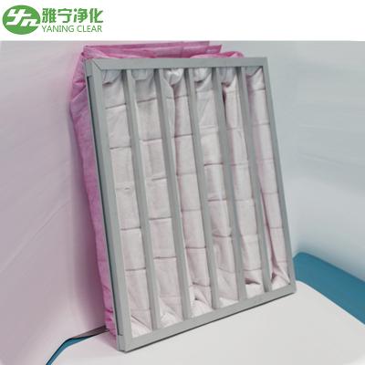 China F7/F8 Polyester Bag Air Filter 3500m³/h Capacity with 85-95% Efficiency for AHU Systems for sale