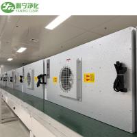 China Gray Double Motor Ffu Filter Fan Unit , Clean Room Fan Filter Units Long Service Life for sale