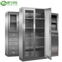 China Laminar Air Flow Garment Cabinet 0.8Kw 1.2mm Stainless Steel Clean Room Wardrobe for sale