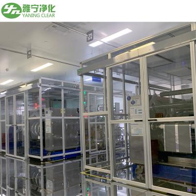 China OEM GMP ISO 6 ISO 8 Clean Room Booth Laminar Flow 1500mm Modular for Pharmaceutical Industry for sale