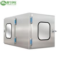 China Class 100 Stainless Steel Static Pass Box 600x600x600mm for Clean Room Transfer for sale
