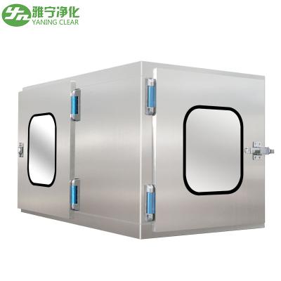 China Class 100 Stainless Steel Static Pass Box 600x600x600mm for Clean Room Transfer for sale