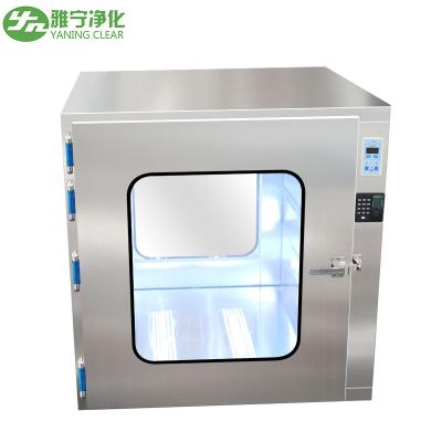 China Customized Cleanroom Pass Box Sand Light Stainless Steel With Powder Coated for sale