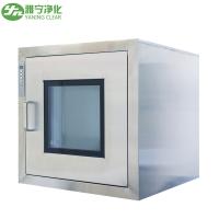 China Laboratory Static Pass Box 600x600x600mm with UV Sterilization for Pharmaceutical Clean Rooms for sale