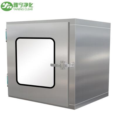 China SUS304 Static Cleanroom Pass Box with UV Lamp 220V Air Tight EVA Sealing for sale