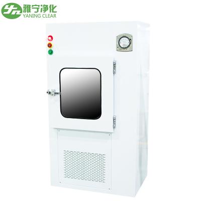 China Coated Roll Steel Frame Cleanroom Pass Box For Precision Electronics Industry for sale