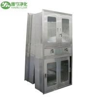 China Glass Door Stainless Steel Medical Cabinet 1300x900x350mm for Pharmaceutical Industry for sale