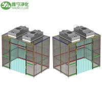 China Stainless Steel 304 Class 100000 FFU Clean Room Booth with H14 HEPA Filter for sale
