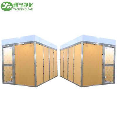 China Modular Clean Room Booth ISO 5 Class 100 for Pharma Labs and Microelectronics 0.45m/s Air Velocity for sale