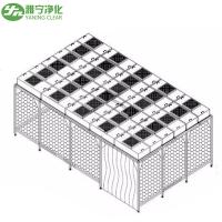 China Modular Clean Room Booth ISO 5 Class 100 for Pharma Labs and Microelectronics 0.45m/s Air Velocity for sale
