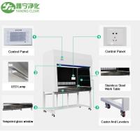 China YANING Stainless Steel Clean Bench Class 100 HEPA Filter Laminar Flow Workstation 1200x820x1580mm for sale
