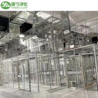 China Customized Clean Booth Positive Pressure Modular FFU System with HEPA Filter Anti-Static Curtain for sale
