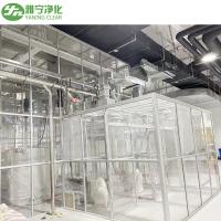 China Customized Clean Booth Positive Pressure Modular FFU System with HEPA Filter Anti-Static Curtain for sale