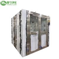 China Stainless Steel Clean Room Air Shower YN-1500A 1300x1380x1980mm 25m/s for sale