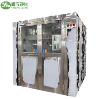 China Stainless Steel Clean Room Air Shower YN-1500A 1300x1380x1980mm 25m/s for sale