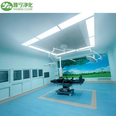 China Medical Cleanroom Laminar Flow Ceiling System with H14 HEPA Filters, 0.25-0.60 m/s Air Speed, Custom Sizes Available for sale