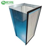 China Galvanized Steel Frame HEPA Air Filter 1000m³/h with Aluminum Foil Separator for Cleanroom Applications for sale