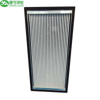China Galvanized Steel Frame HEPA Air Filter 1000m³/h with Aluminum Foil Separator for Cleanroom Applications for sale