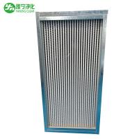 China Galvanized Steel Frame HEPA Air Filter 1000m³/h with Aluminum Foil Separator for Cleanroom Applications for sale