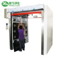 China Cargo Air Shower Tunnel 20m/s Wind Speed SUS304 HEPA Filter PVC Fast Rolling Door for sale
