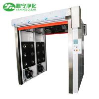 China Cargo Air Shower Tunnel 20m/s Wind Speed SUS304 HEPA Filter PVC Fast Rolling Door for sale
