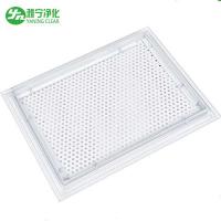 China Powder Coated Aluminum HVAC Air Filter Grille - 150x150mm to 450x450mm Sizes with 27.5mm Flange Width for sale