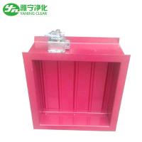 China Ventech Air Volume Control Damper 80-2000mm with 25/50mm Insulation for HVAC Duct Systems for sale