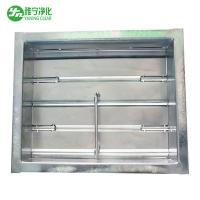 China Manual Air Duct Damper 1.5mm Aluminum HVAC Ventilation Control - 200x200mm to 400x400mm Sizes for sale