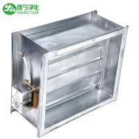 China Manual Air Duct Damper 1.5mm Aluminum HVAC Ventilation Control - 200x200mm to 400x400mm Sizes for sale