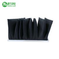 China Multi Pocket Activated Carbon Air Filter Bag Structure For Air Filtration for sale