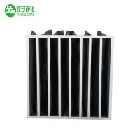 China Multi Pocket Activated Carbon Air Filter Bag Structure For Air Filtration for sale