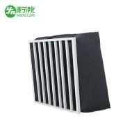 China Multi Pocket Activated Carbon Air Filter Bag Structure For Air Filtration for sale