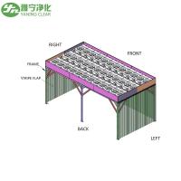 China Modular Clean Room DC Fan Filter Unit HEPA H14 ISO Class 100 Hardwall Cleanroom 1500x2000x2500mm for sale